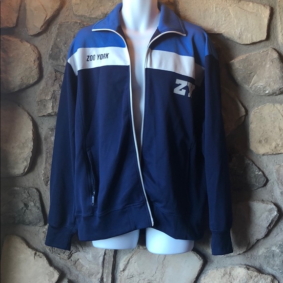 Zoo York | Jackets & Coats | Zoo York Mens Blue Track Jacket Xl | Poshmark